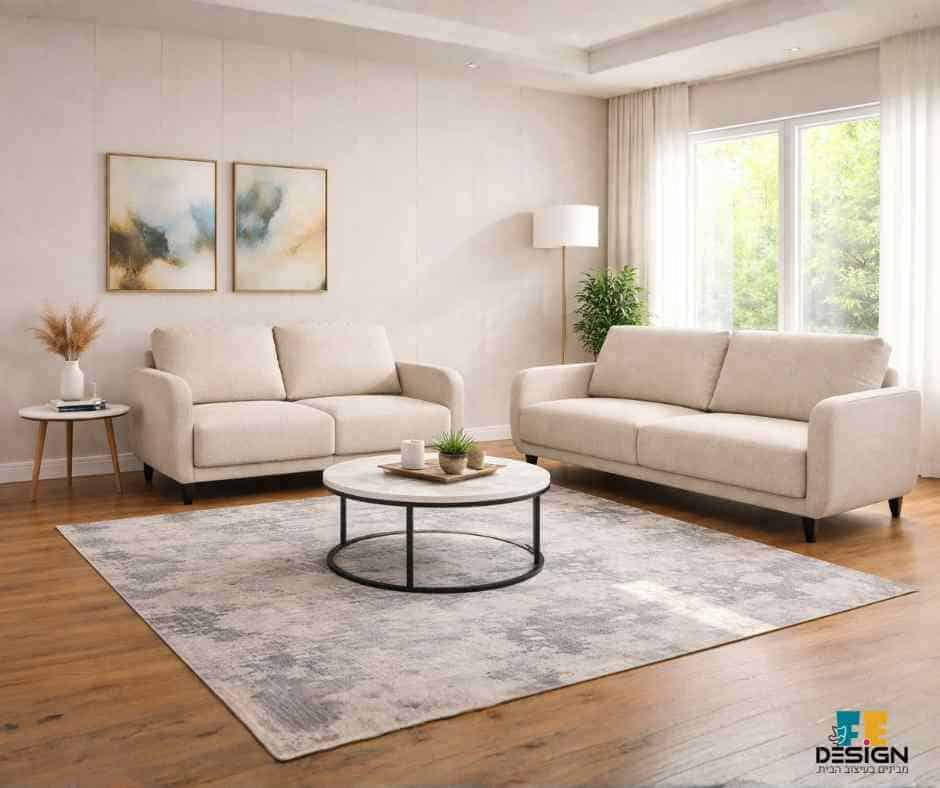 מערכת ישיבה 3+2 נפתחת למיטה DS אינגריד | FE-DESIGN